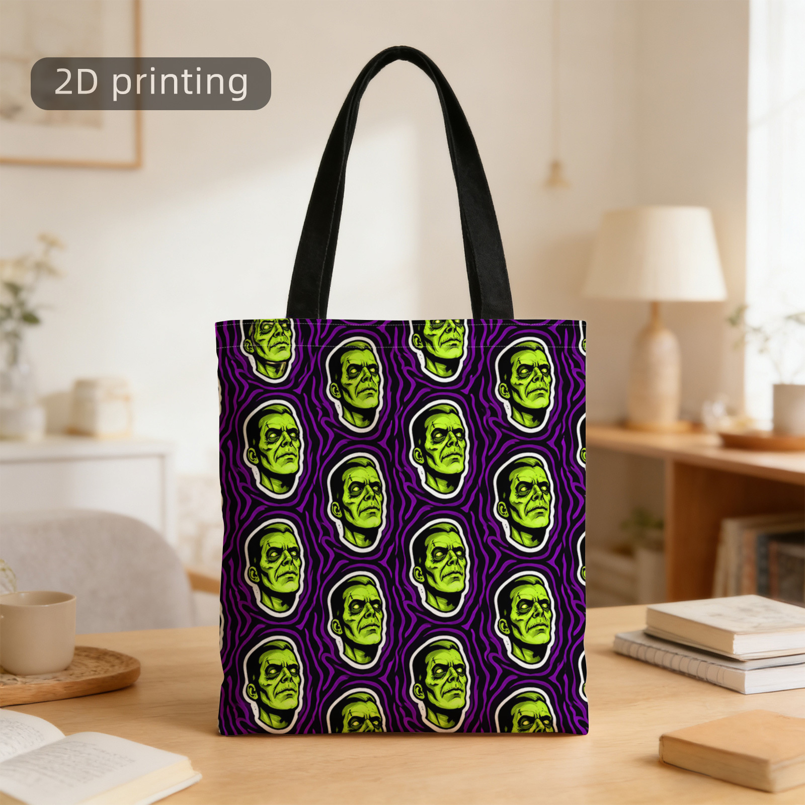 horror tote bag sold on Temu United States