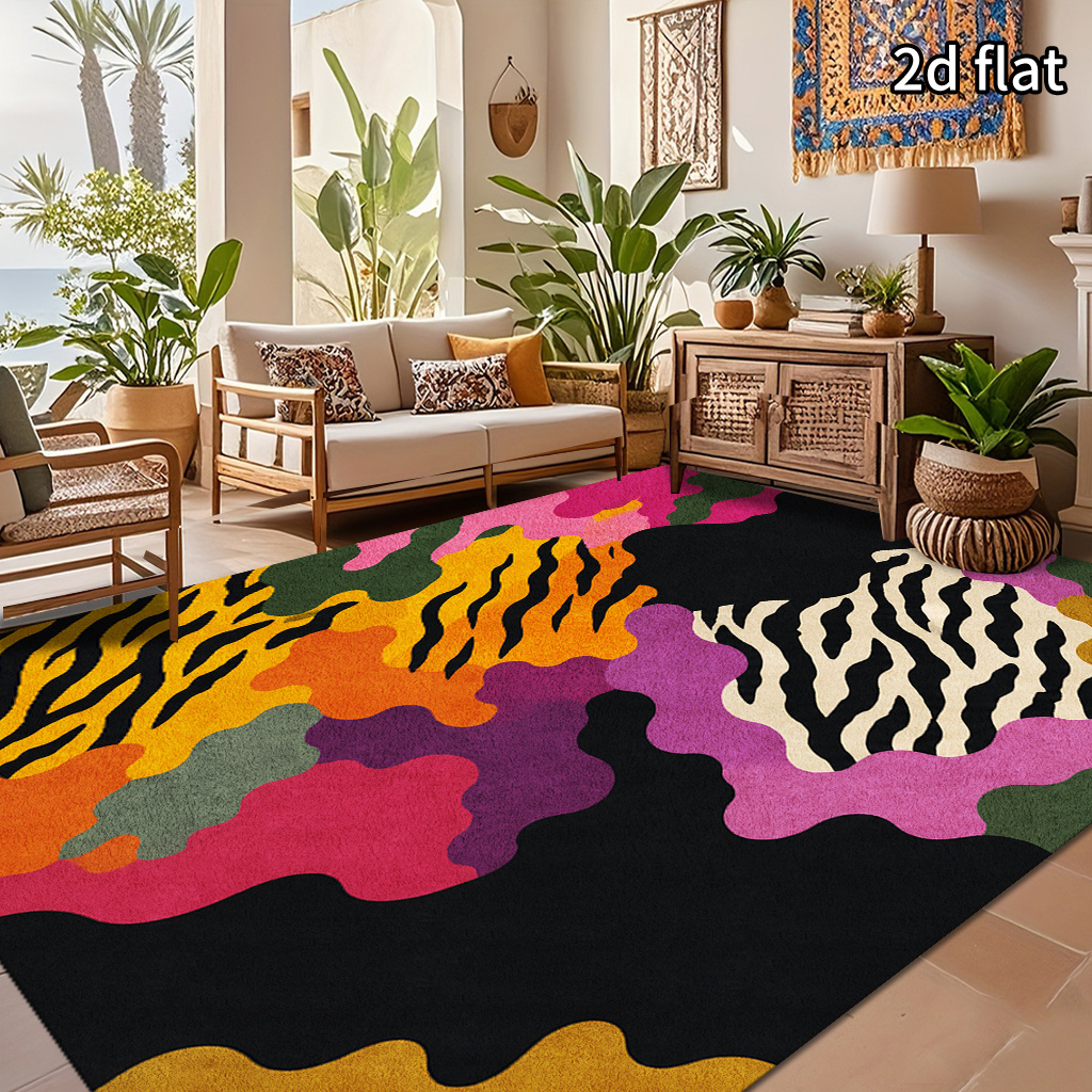 abstract rugs sold on Temu United States