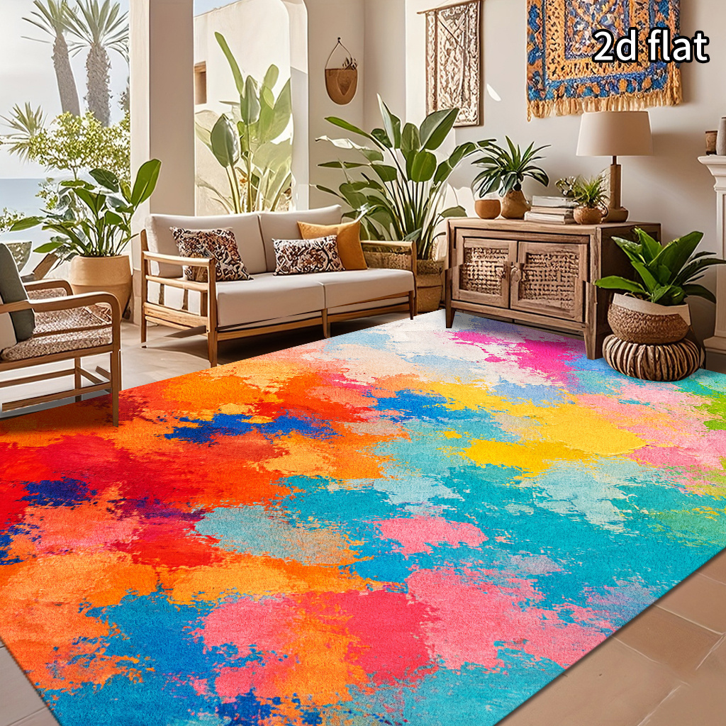 abstract rugs sold on Temu United States