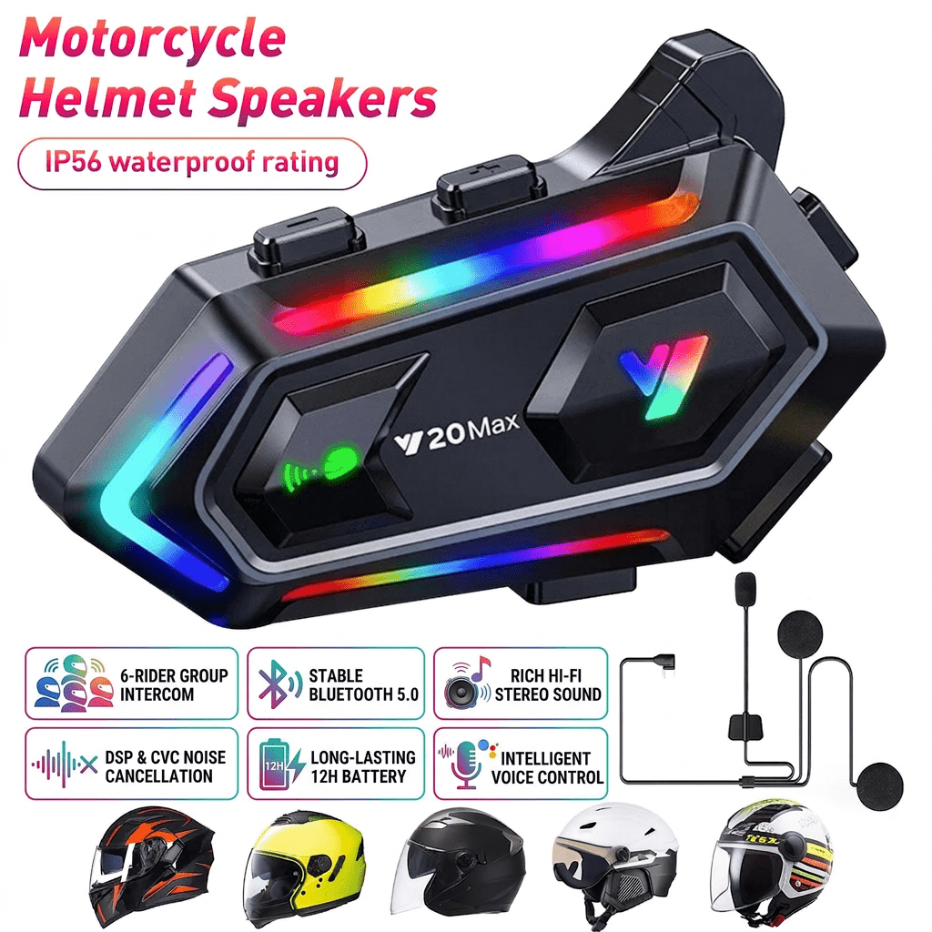 motorcycle intercom systems sold on Temu United States