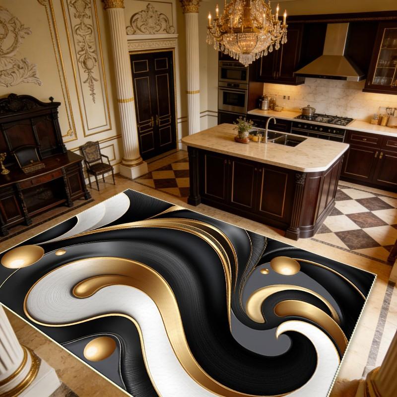 abstract rugs sold on Temu United States