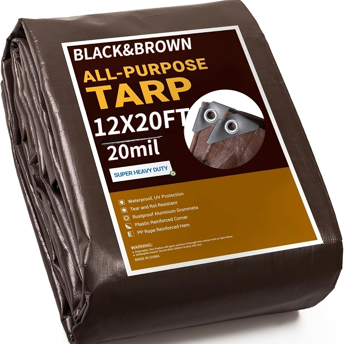 tarps sold on Temu United States