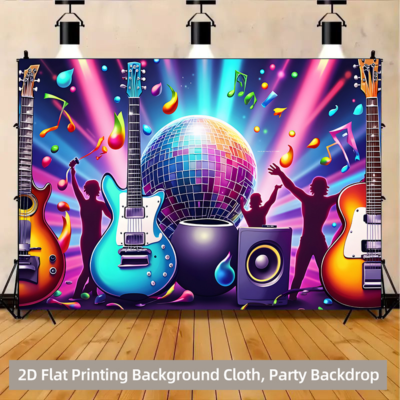 music backdrop sold on Temu United States