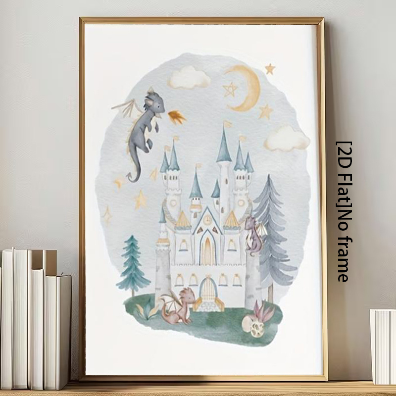 dragon nursery decor sold on Temu United States