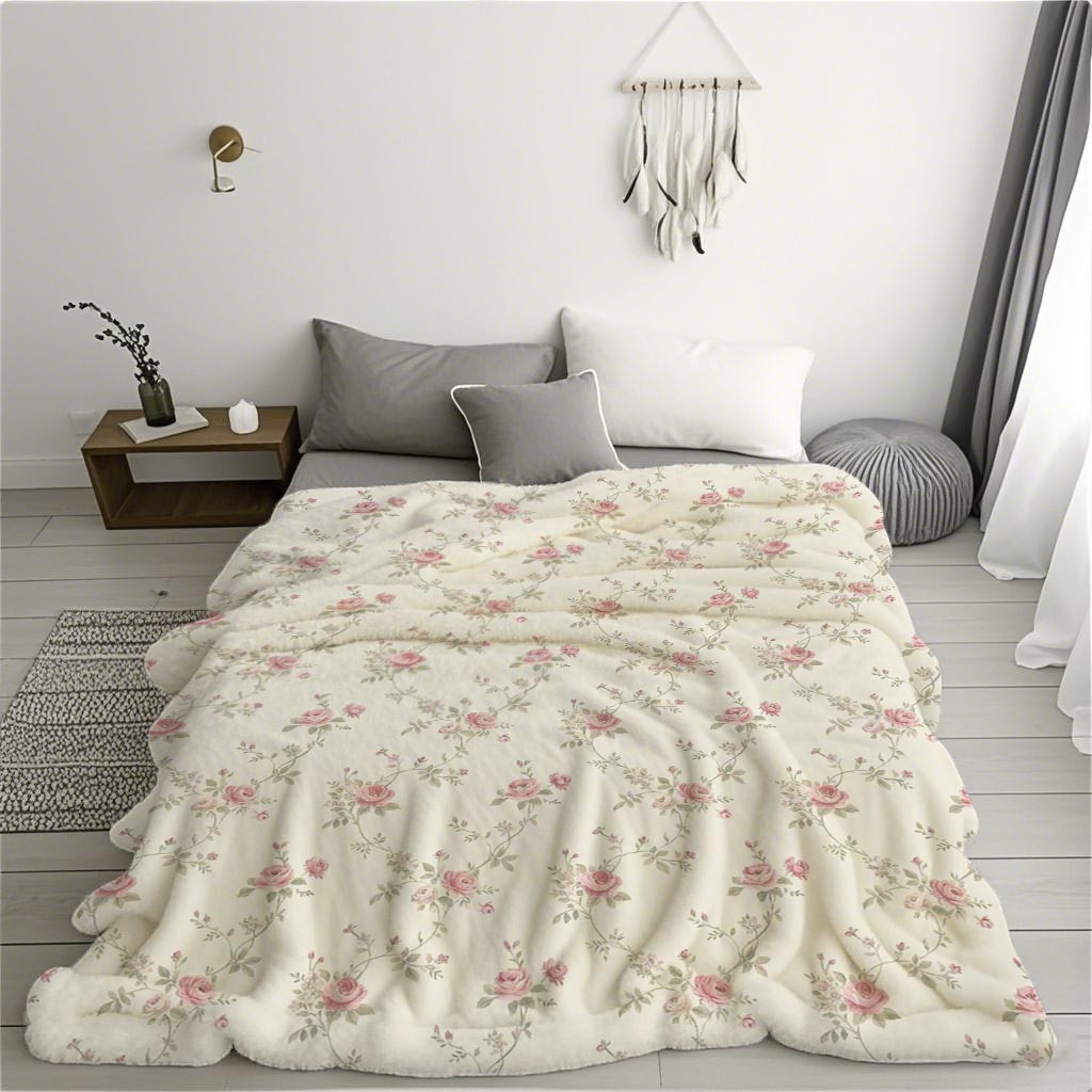 flannel bedding sold on Temu United States