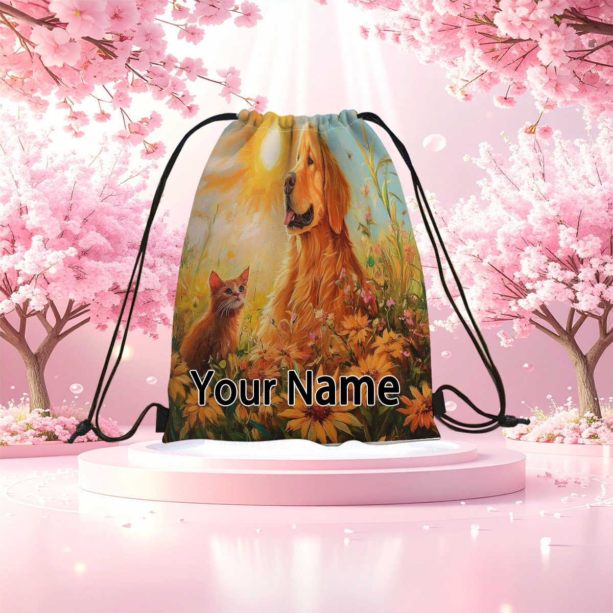 personalised backpack sold on Temu United States