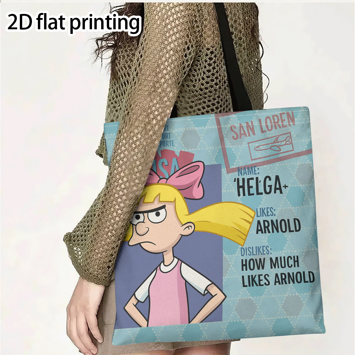 cartoon bags sold on Temu United States