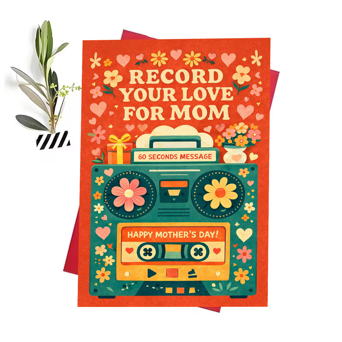 recordable greeting card sold on Temu United States