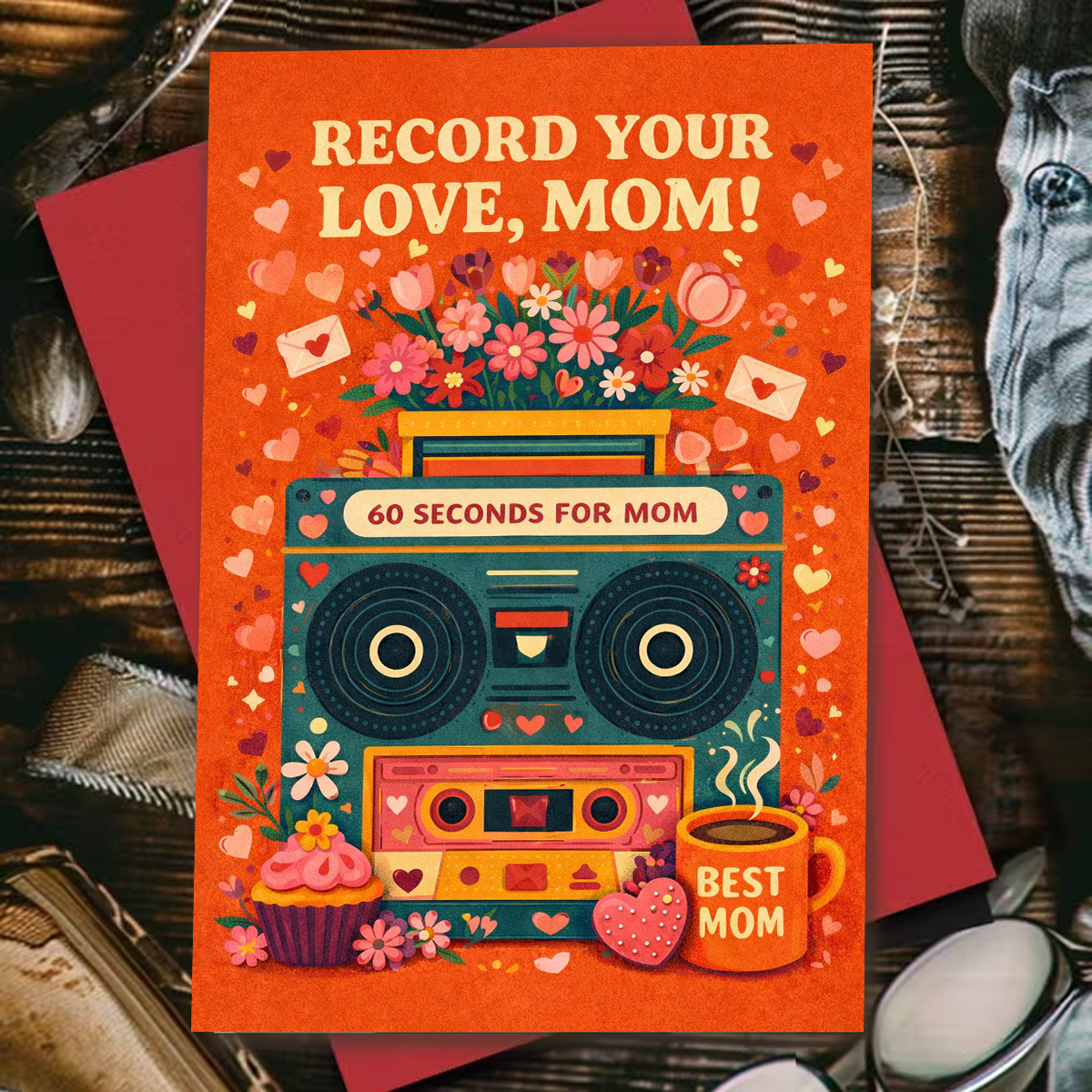 recordable greeting card sold on Temu United States
