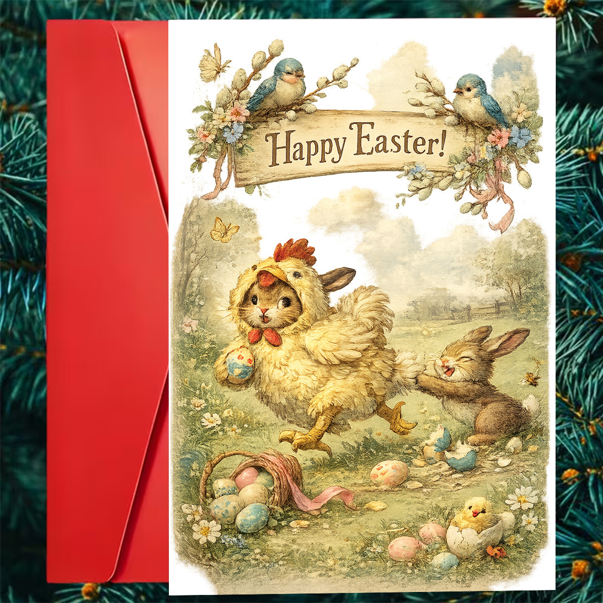 easter greeting cards sold on Temu United States