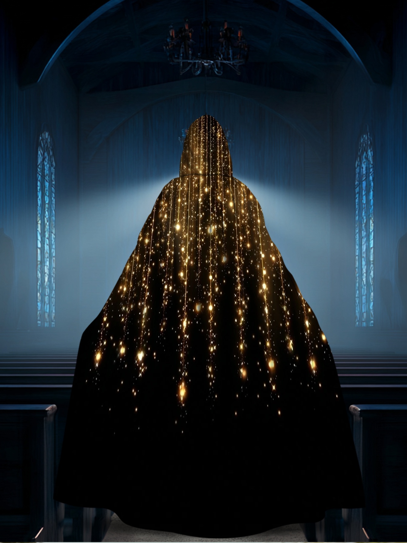 light up cape sold on Temu Australia