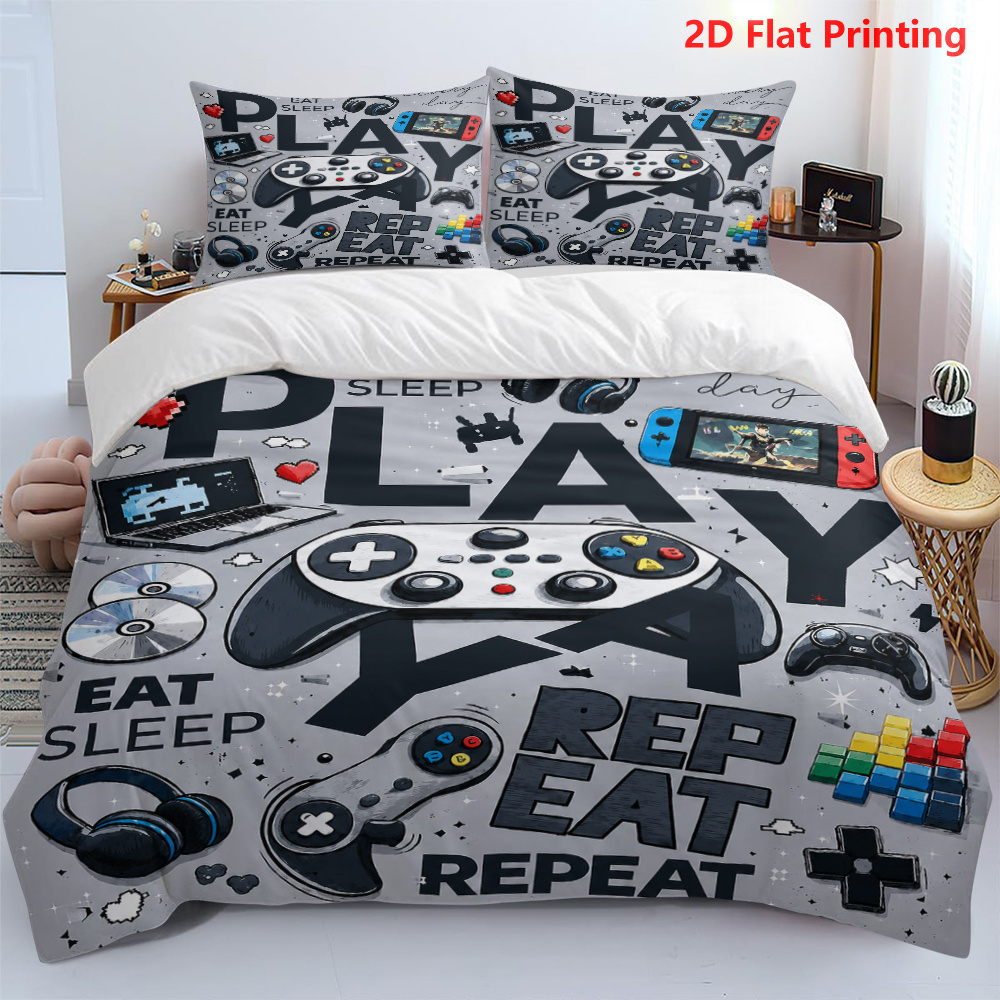 gaming bedding sold on Temu United States