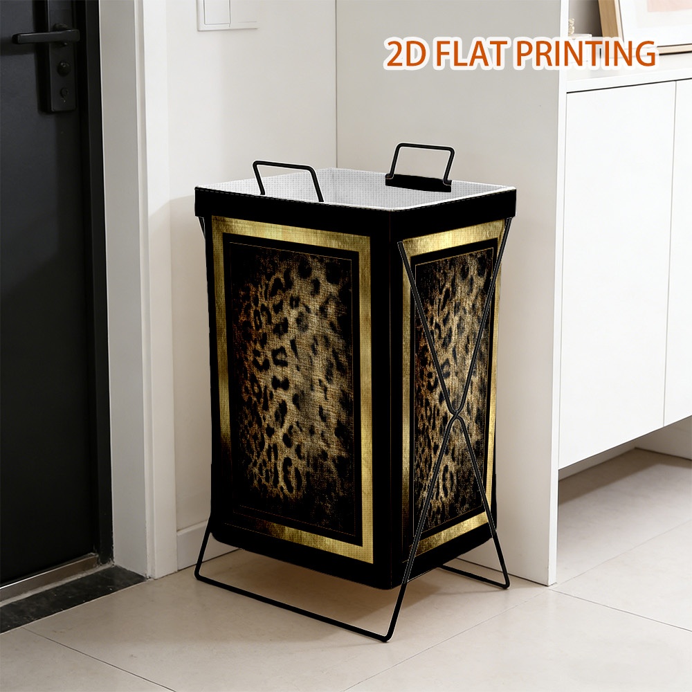 leopard laundry basket sold on Temu United States