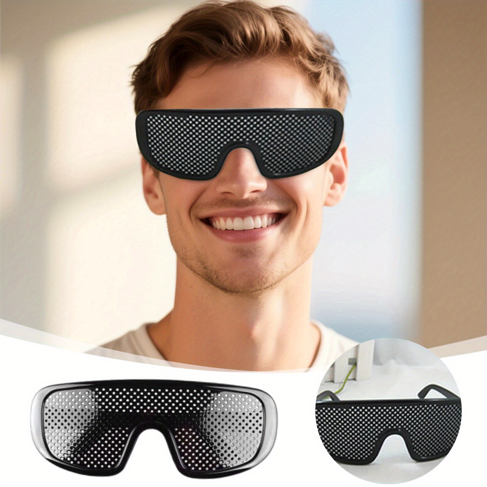 Eyewear For Nearsightedness Farsightedness 2pcs Pinhole Glasses Eyes ...