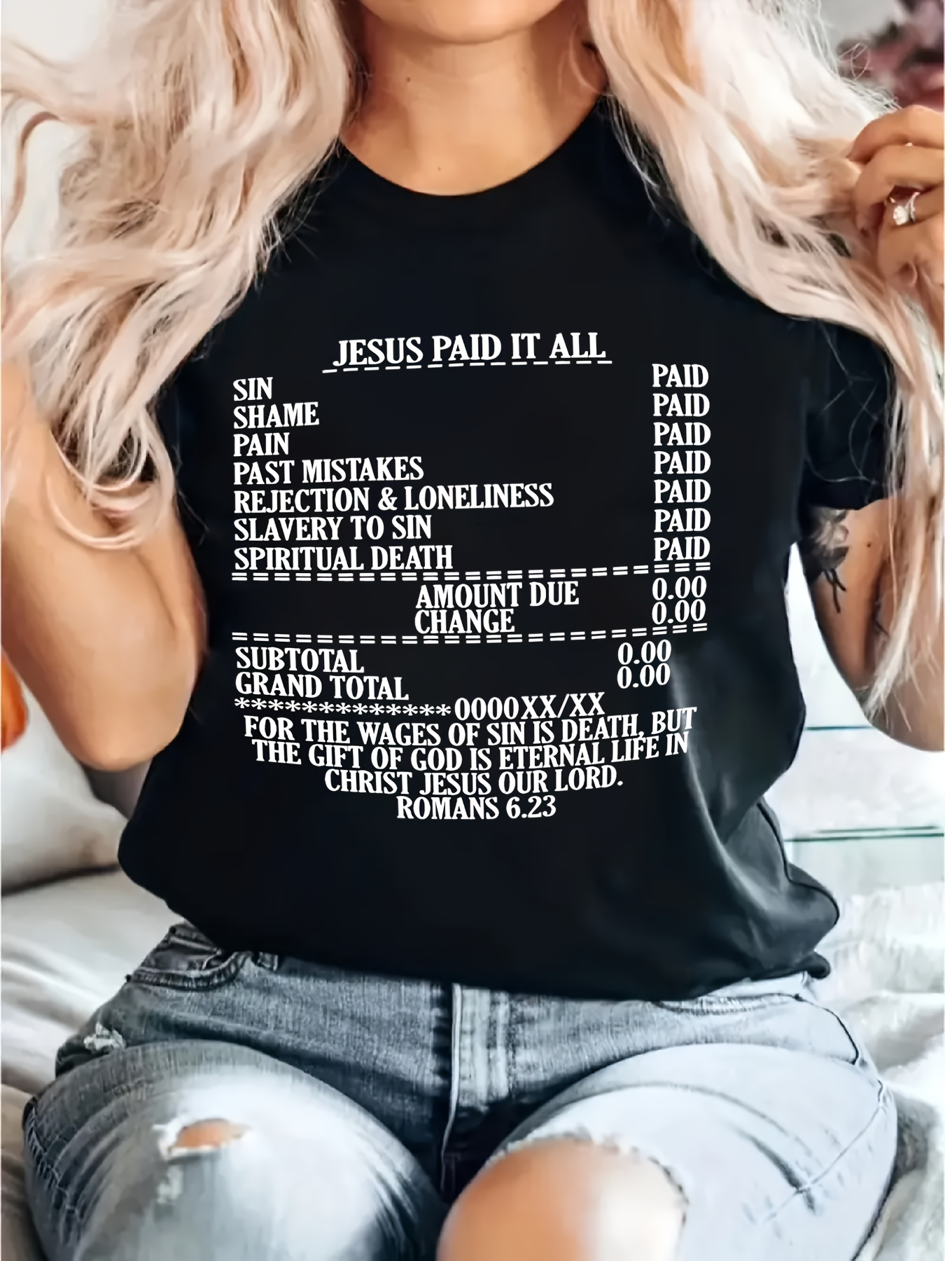 faith shirts sold on Temu United States