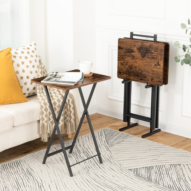 tv dinner trays with stand sold on Temu United States