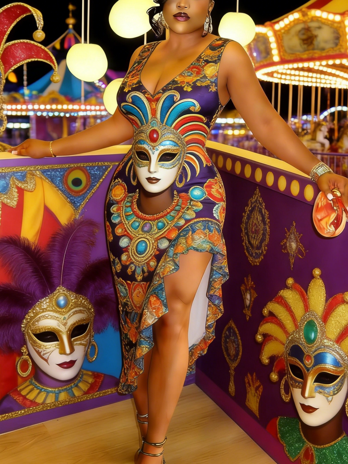 mardi gras clothes for women sold on Temu United States