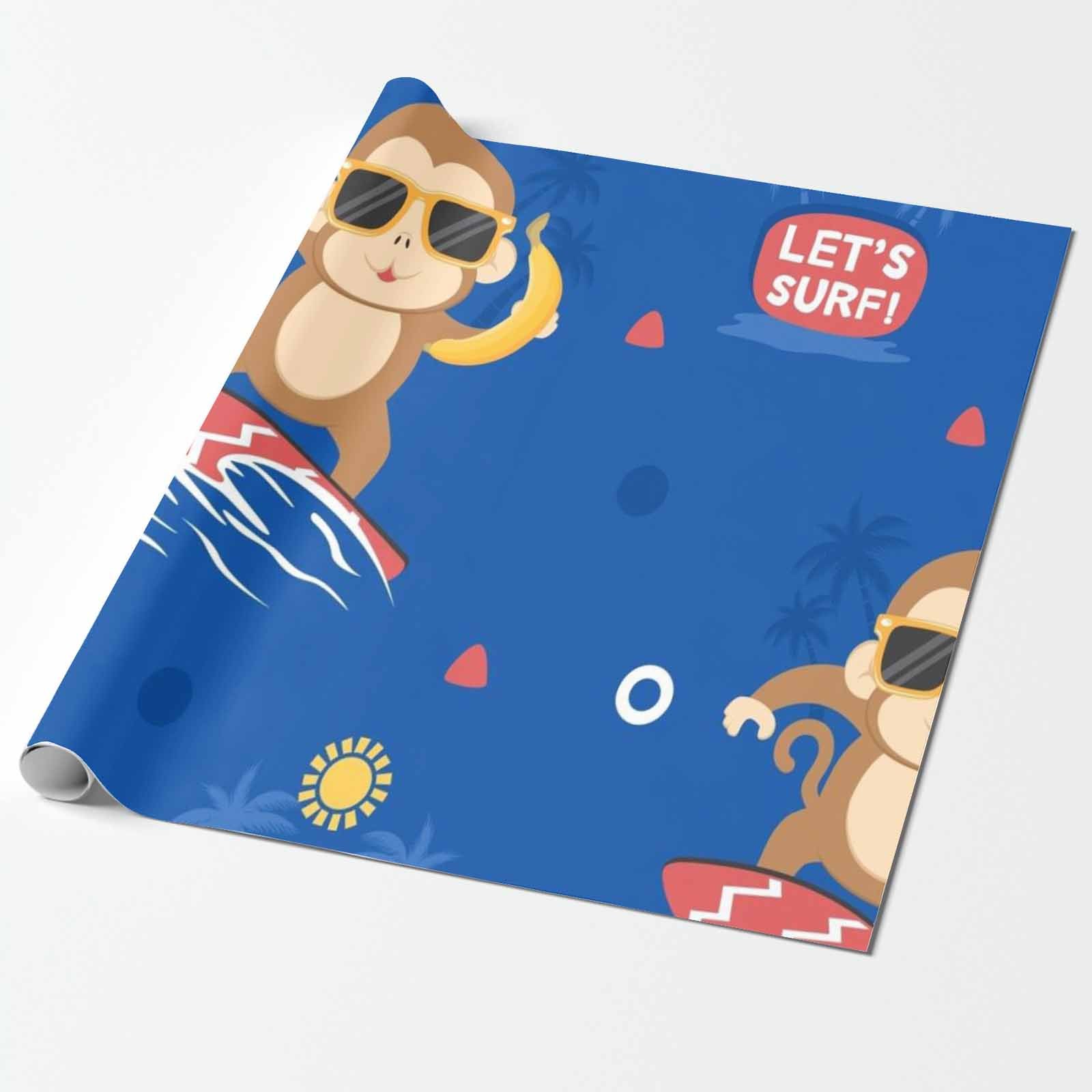 Gift Wrap Folded Wrapping Paper Animal Pattern Christmas - Temu