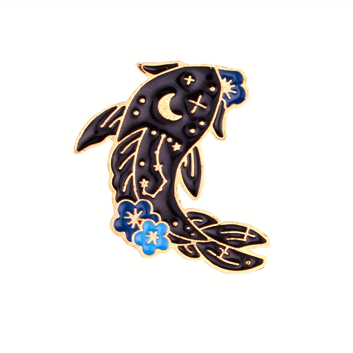 Couple Fish Zinc Alloy Brooch Couple Daily Wear Men's Lapel - Temu ...