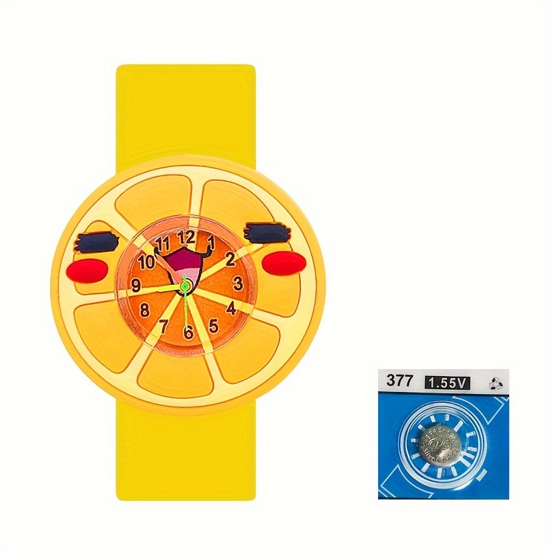 Cartoon Pineapple Watermelon Orange Children's Slap Watches - Temu Ireland