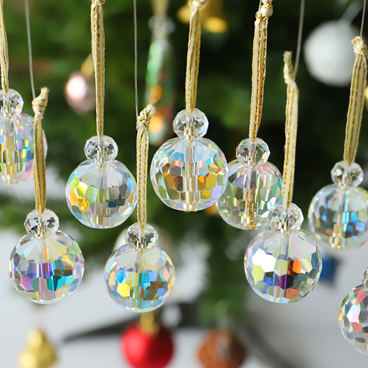 Colourful Crystal Ball Pendants Handmade Home Wind Chime - Temu Australia