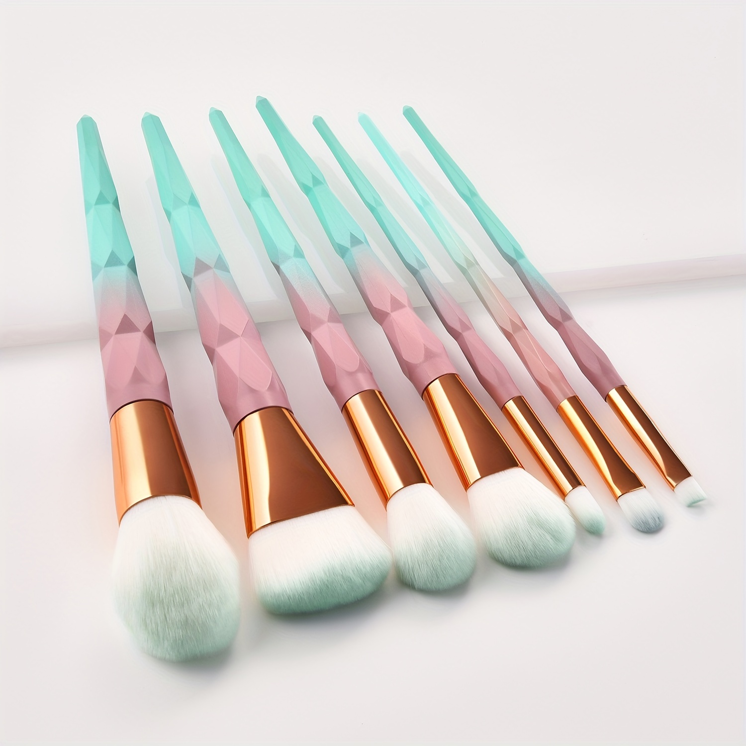 Makeup Brushes Fashion Colored Makeup Brush Set Foundation - Temu Australia