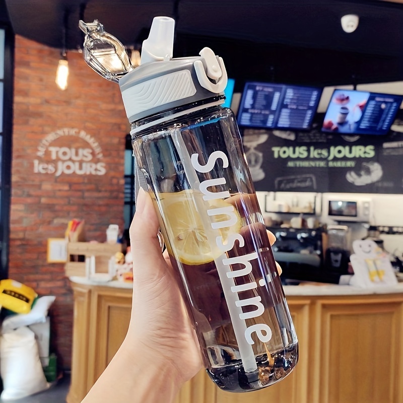 Outdoor Water Bottles Simple Large capacity Plastic Water - Temu United ...