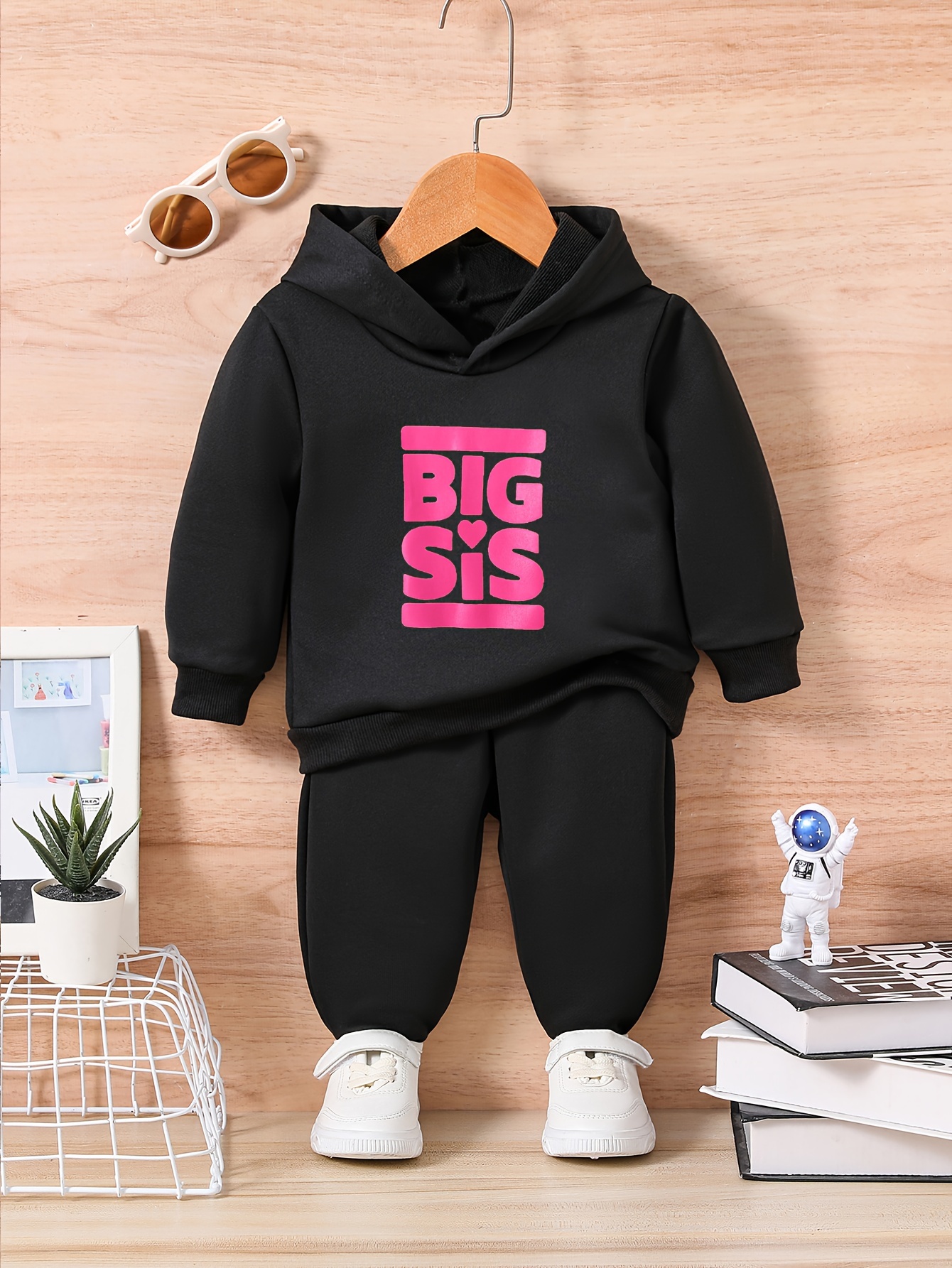 Infant Baby Girls Fashionable Hooded Pullover Long Sleeve - Temu Australia
