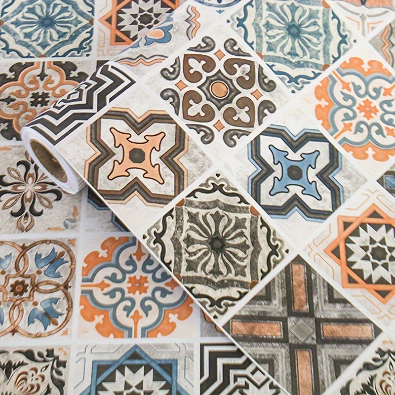 Self adhesive Wallpaper Imitation Tile Thickened Contact - Temu Canada