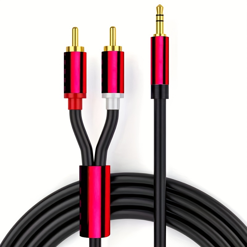 Audio Cable 2 in 1 Lotus Head Two channel Audio Dedicated - Temu Australia