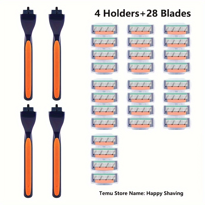 4 layers Replacement Safety Razors Manual Safety Razor - Temu United ...