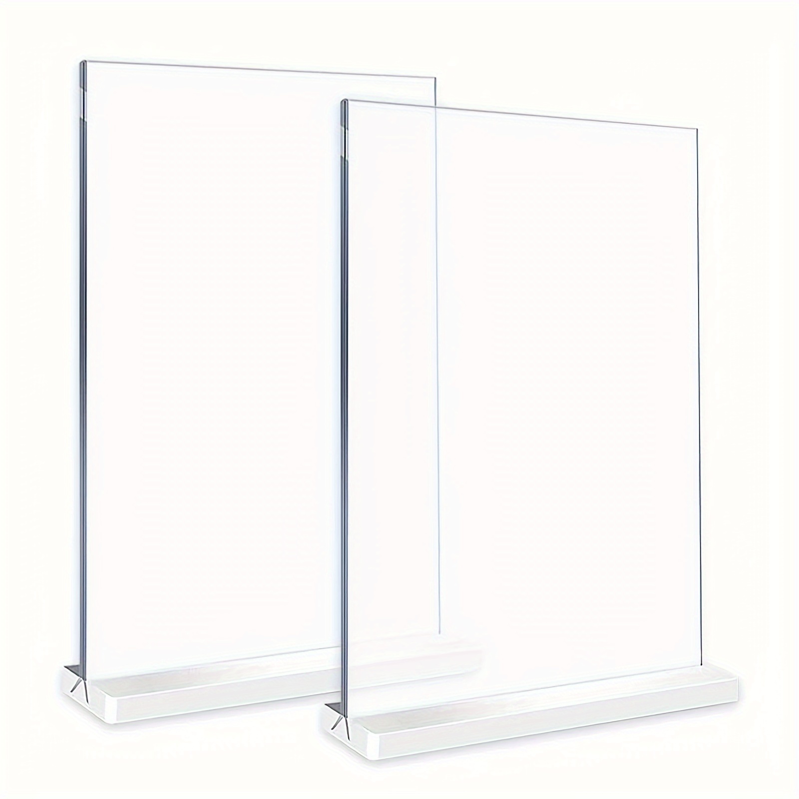 Acrylic Sign Holder,,display Stand Clear Plastic Sign Stand/ Vertical ...