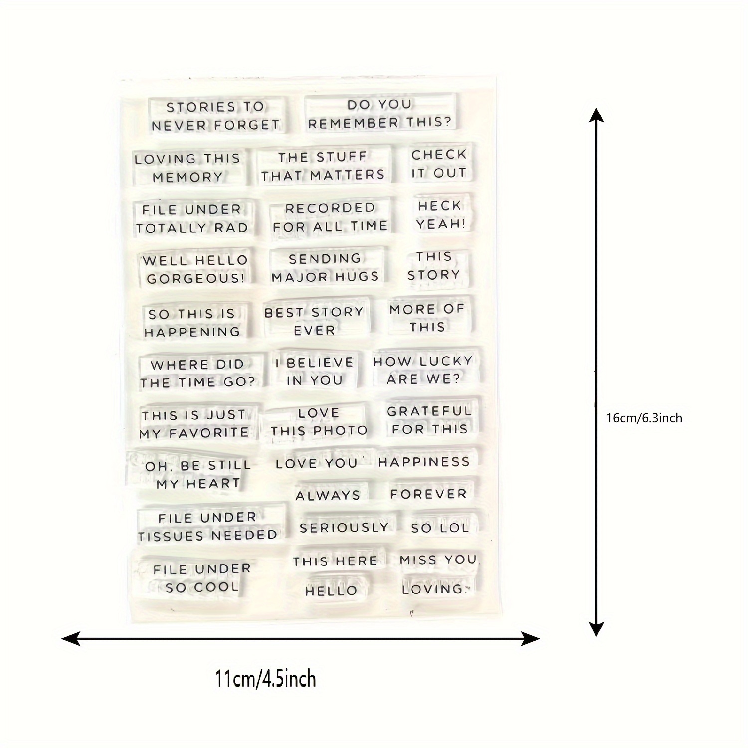 Transparent Stamp Diy Hand Account Scrapbook Scrapbook - Temu