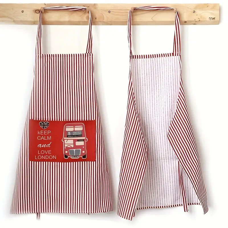 1pc Cotton Linen Striped Apron Large Pocket Stain Resistant - Temu New ... 1pc Cotton Linen Striped Apron Large Pocket Stain Resistant - Temu New ...