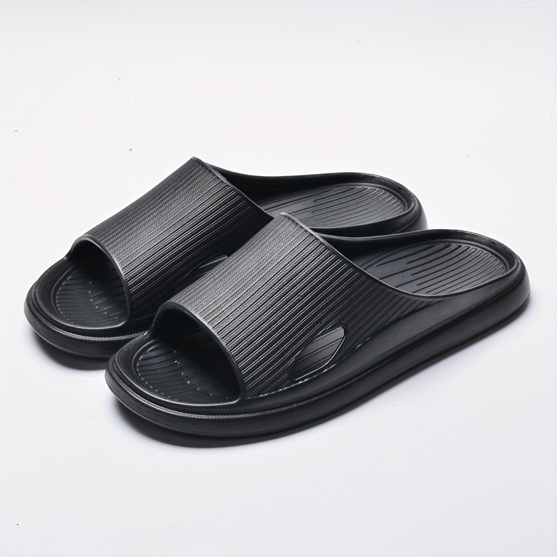 Women's Solid Color Pillow Slides Slip Open Toe Soft Sole - Temu Norway