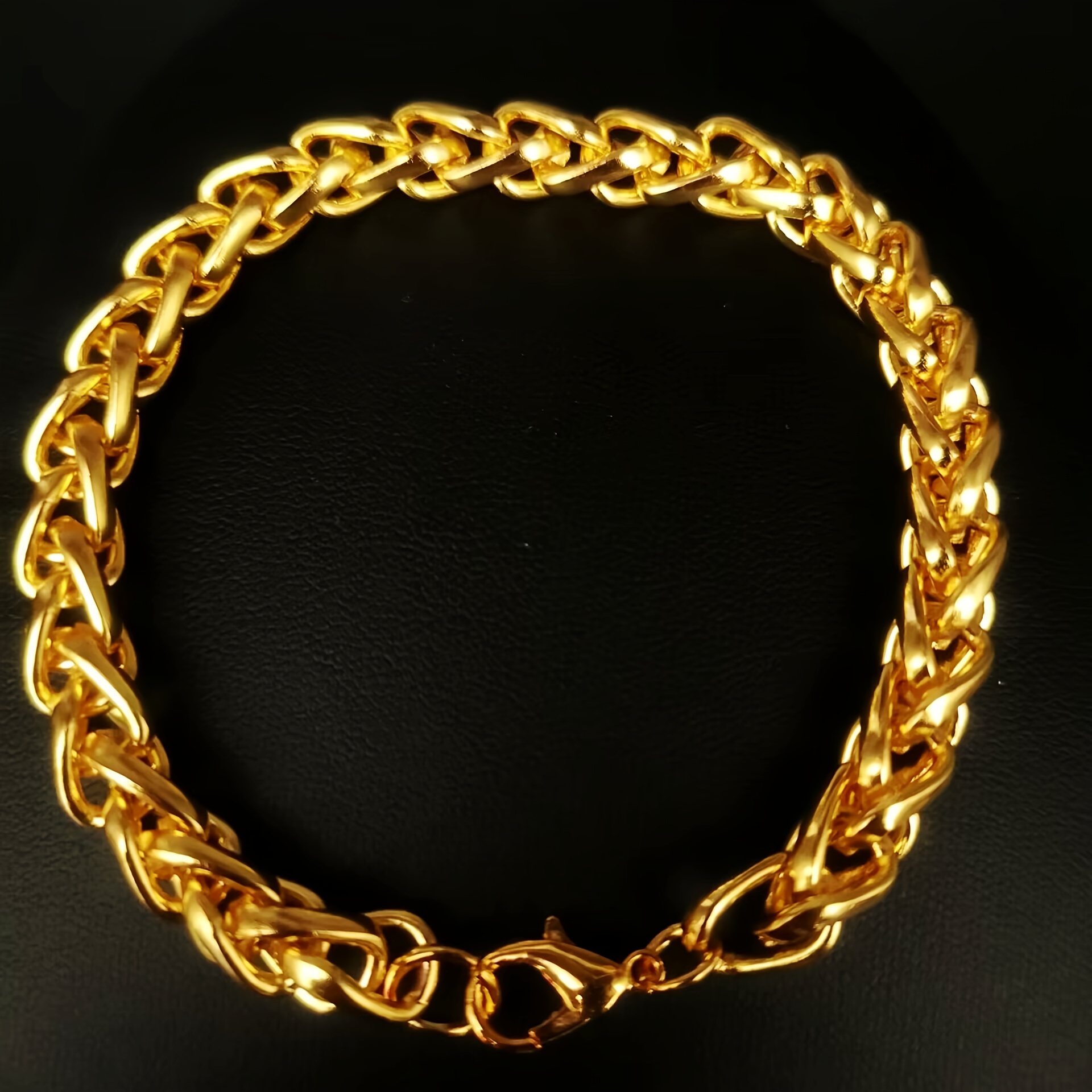 18k Gold Plated Titanium Steel Chain - Temu Ireland