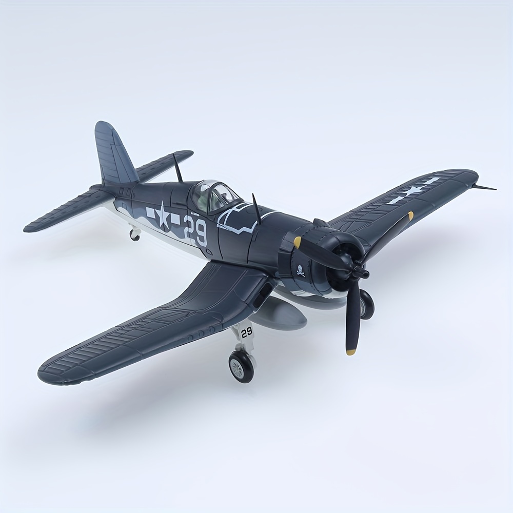 1/72 F4u Fighter Diecast Plane Model Military Airplane - Temu