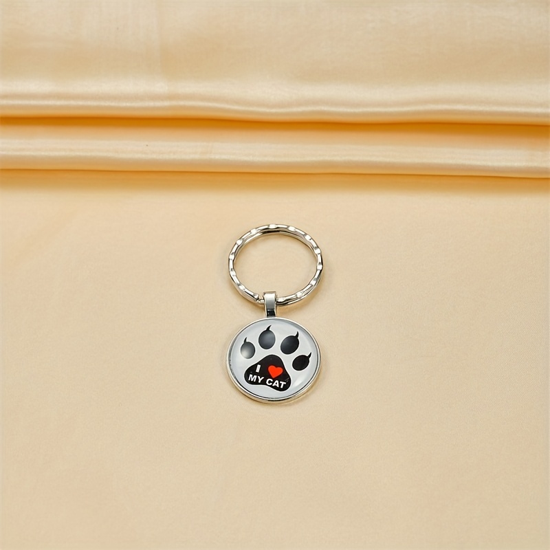 Zinc Alloy Fashion Keychain For Men, Retro Claw Print Keychain Jewelry ...