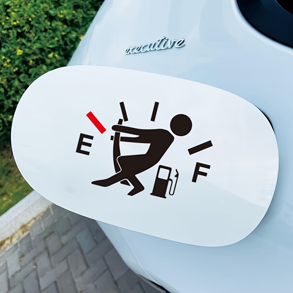 Oil Meter Funny Car Stickers Funny Cool Modified Fuel Tank - Temu
