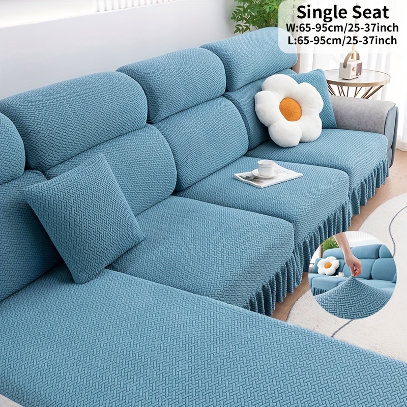 1pc Sofa Cover Elastic Thick Anti Cat Scratch Sofa Slipcover - Temu ...