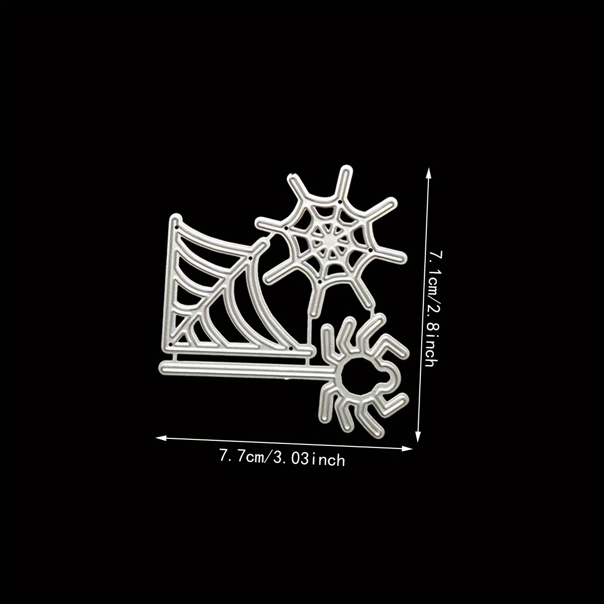 Metal Cutting Dies Spider And Spider Web Halloween Suitable - Temu ...