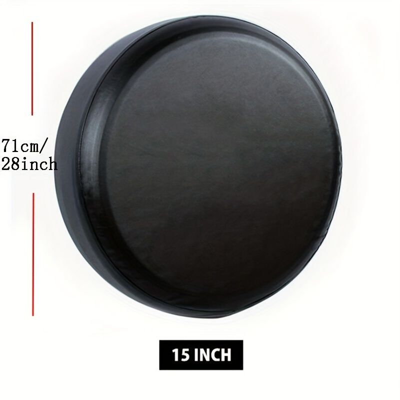 universal black pvc pu leather spare wheel tire covers cars Temu United Kingdom