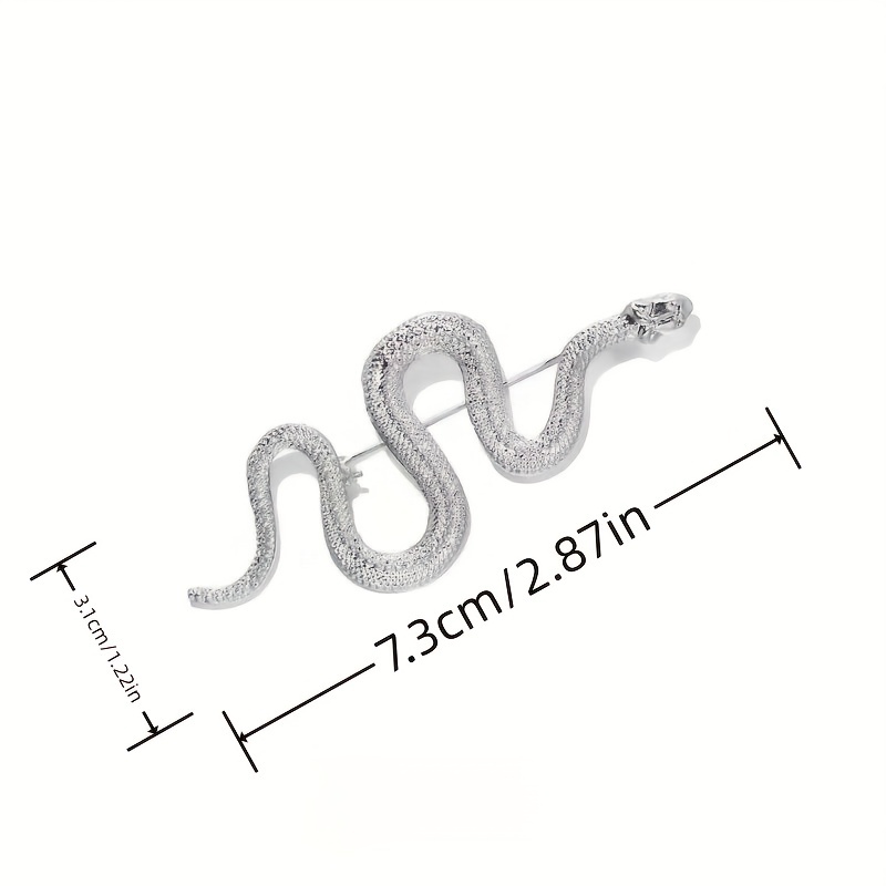 snake shaped brooch retro corsage clothes accessories men - Temu Australia