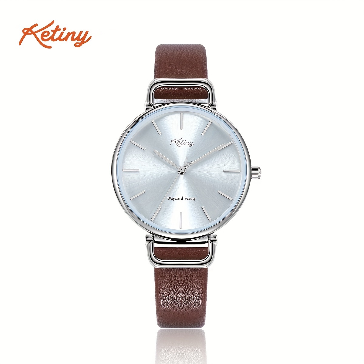 Ketiny Women's Watch Luxury Round Pointer Quartz Watch Wr - Temu United ...
