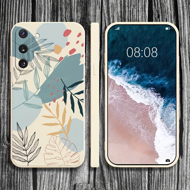 Hand painted Leaves Advanced Pattern New Phone Case - Temu Australia