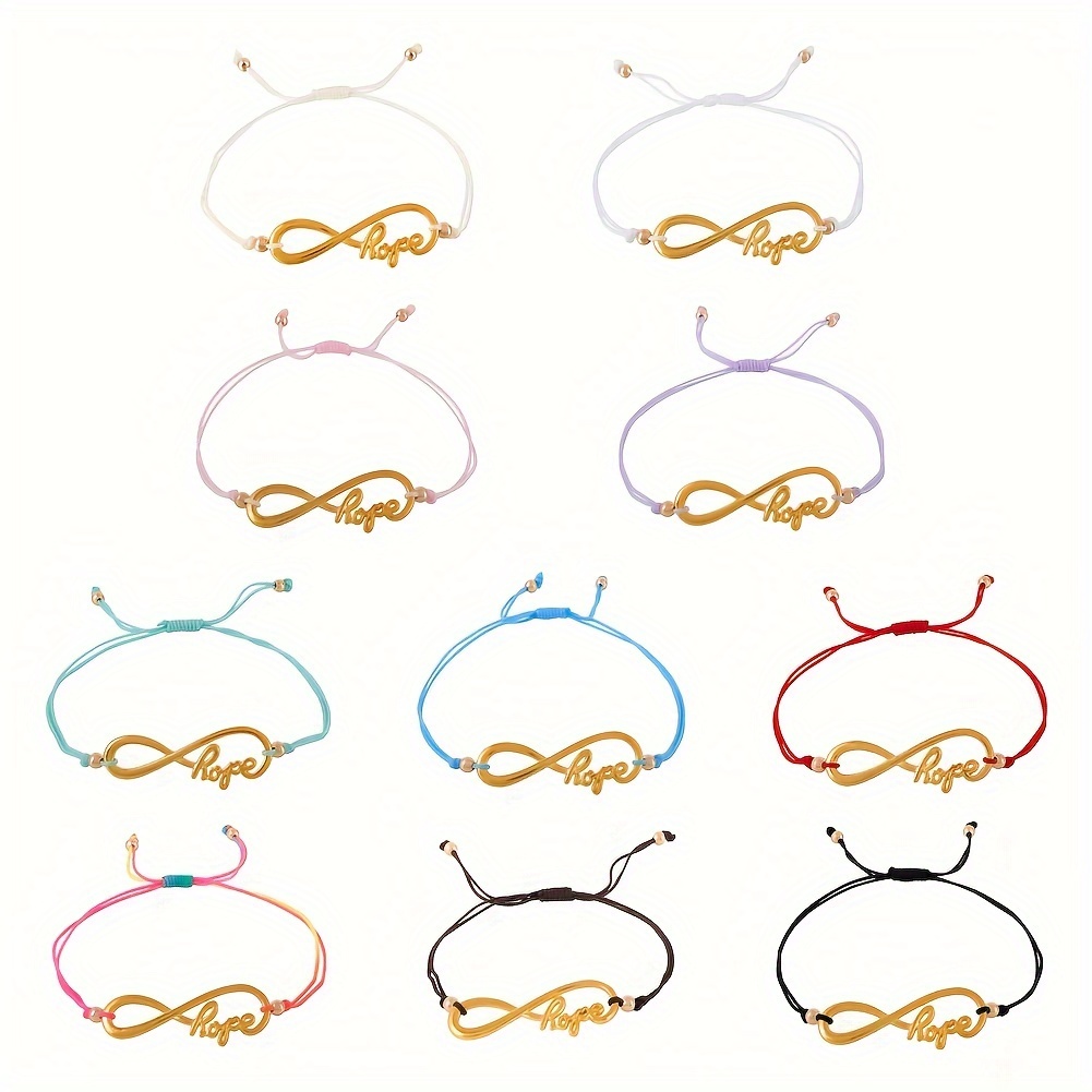 Alloy Infinity With Link Adjustable Friendship - Temu United Kingdom