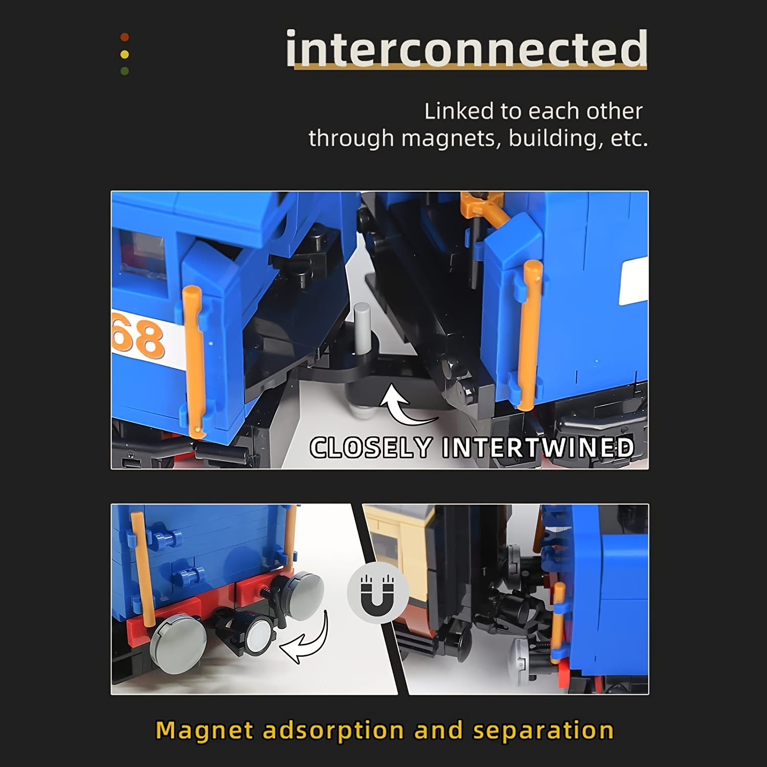 Rc Mallard Train Building Kits For Kids Moc Building Blocks - Temu