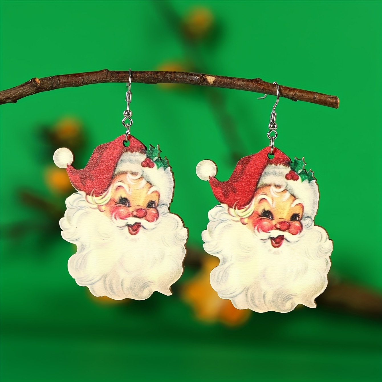 Wearing Christmas Hat Cute Santa Claus Design Dangle - Temu United Kingdom
