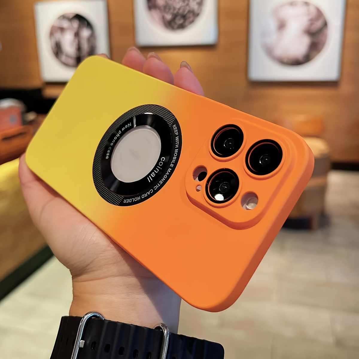 Suitable Iphone 11 12 13 14 15pro/promax Two color Gradient - Temu ...