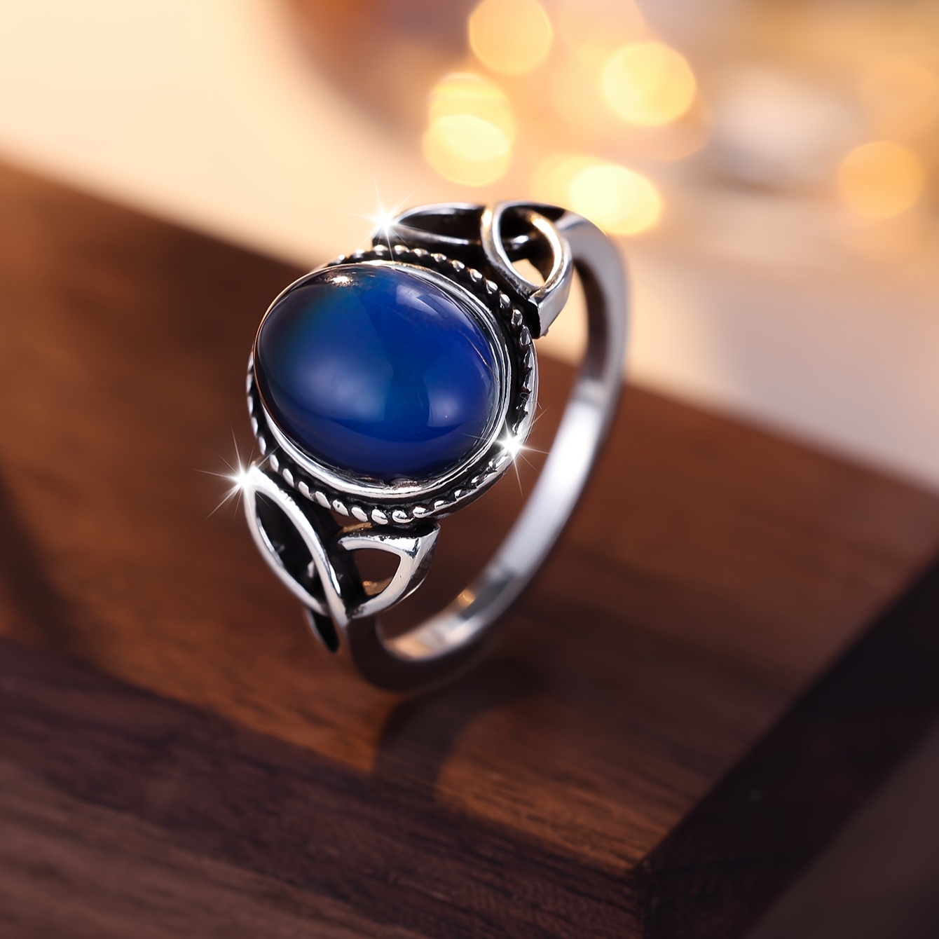 925 Sterling Silver Ring Inlaid In Egg Shape - Temu United Kingdom
